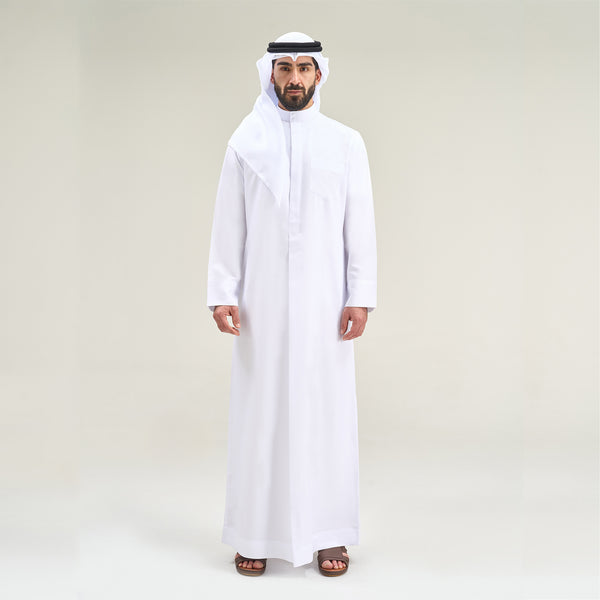 Kuwaiti Kasra Gold Edition White